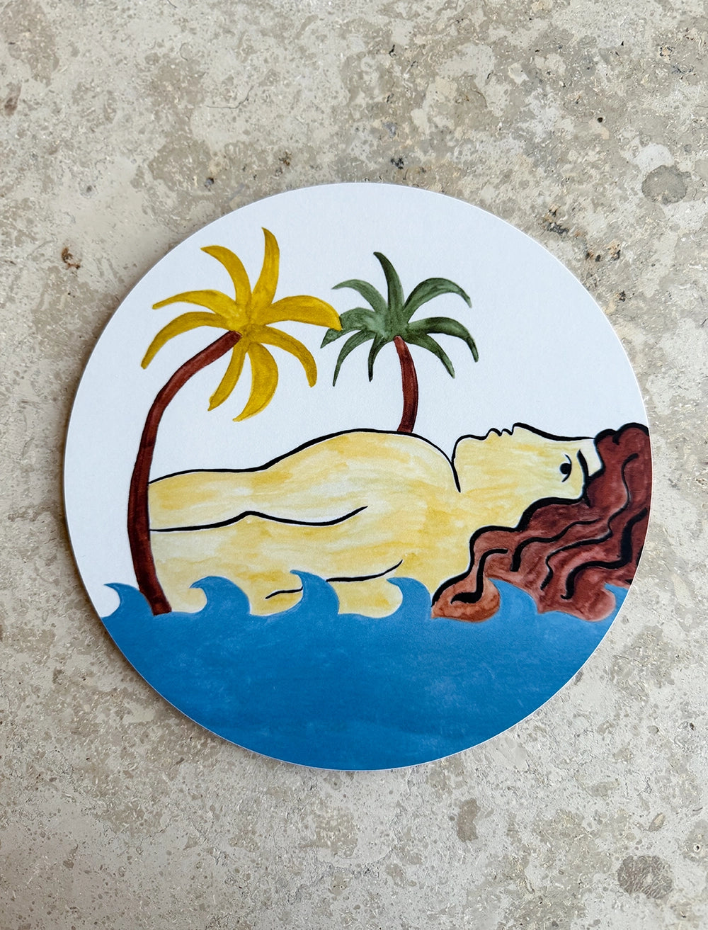 WOMAN BY THE SEA UNTERSETZER – FINE LITTLE DAY