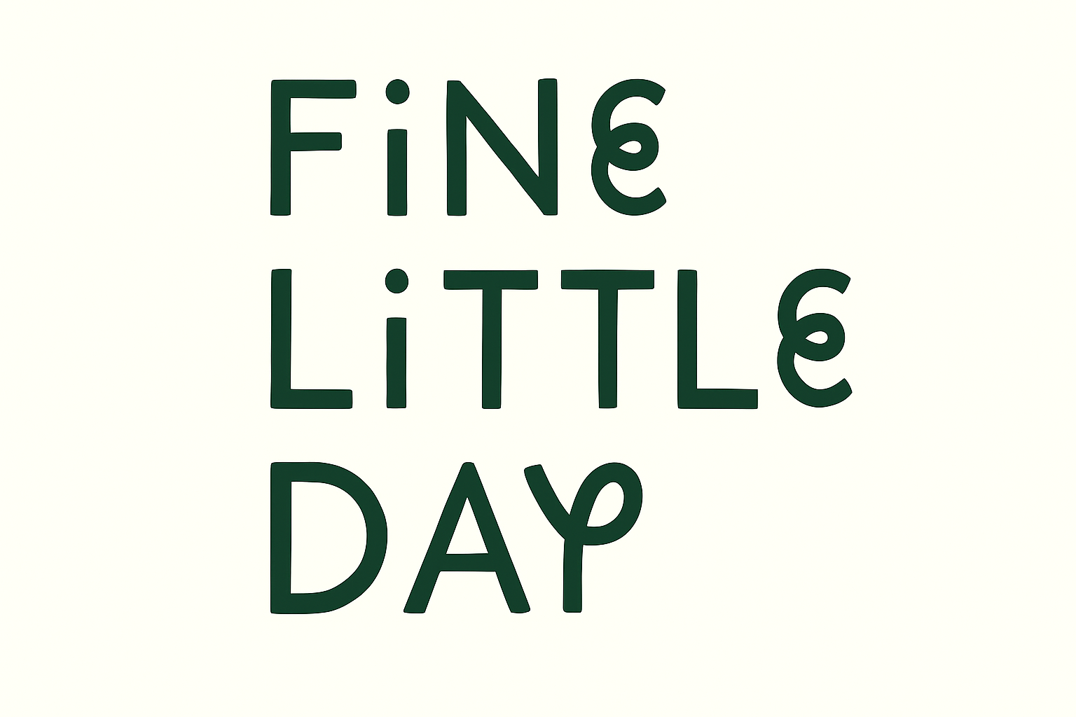 WATER LILIES DUK, GRÖN – FINE LITTLE DAY